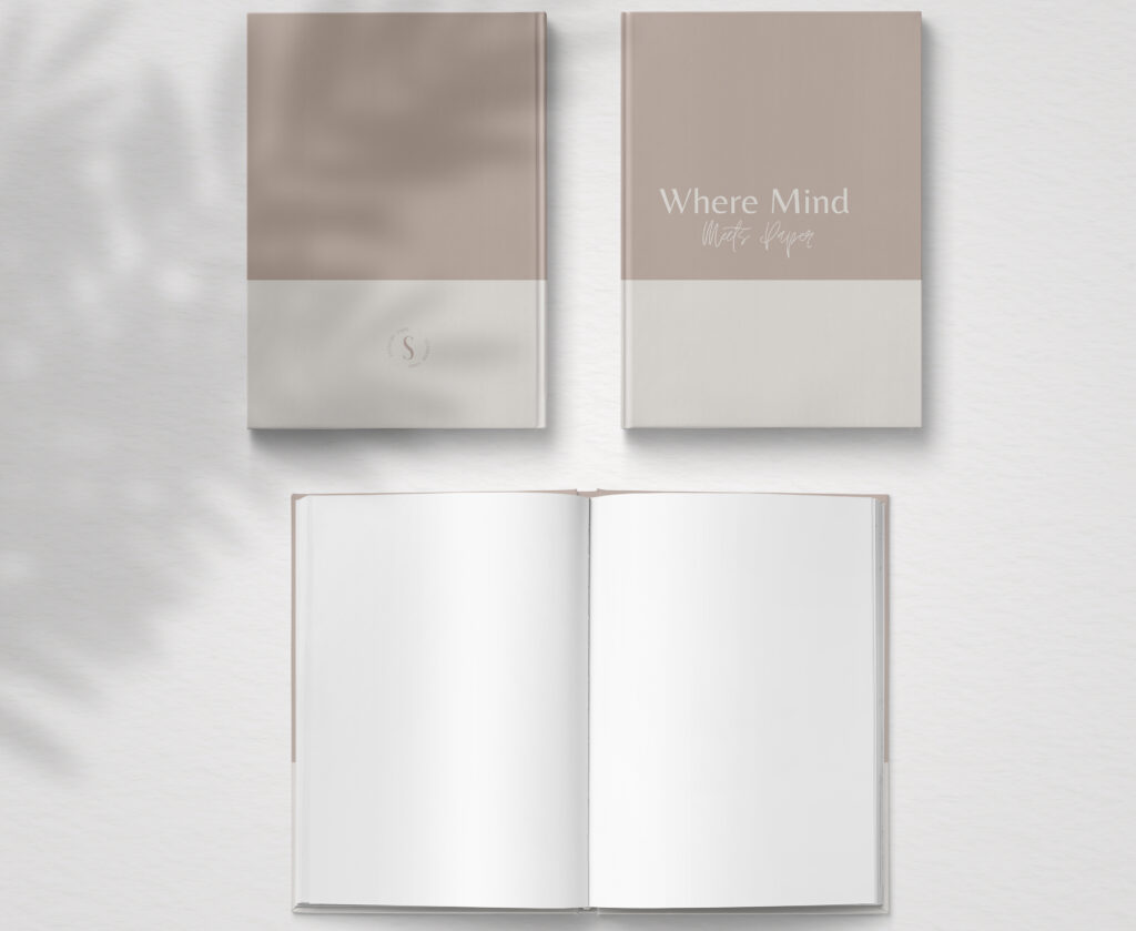 Pink - Blank Hardcover Notebook - Stationery Snobs