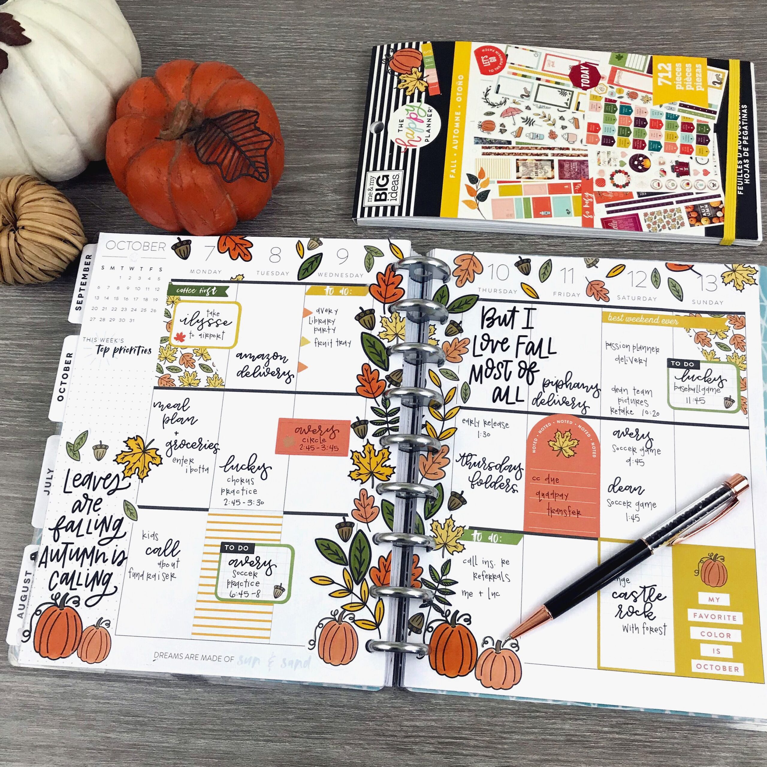 Fall Planner Ideas: Embrace the Autumn Vibes