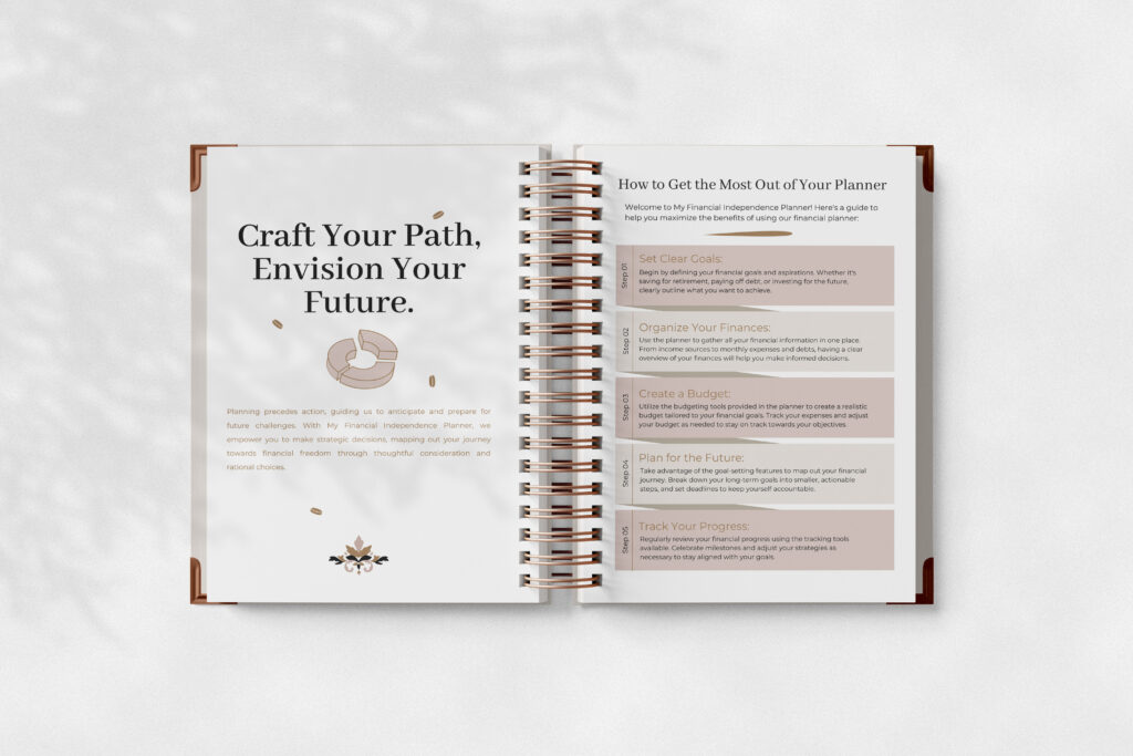 My Financial Independence Planner - Spiral Bind and Personalized ...