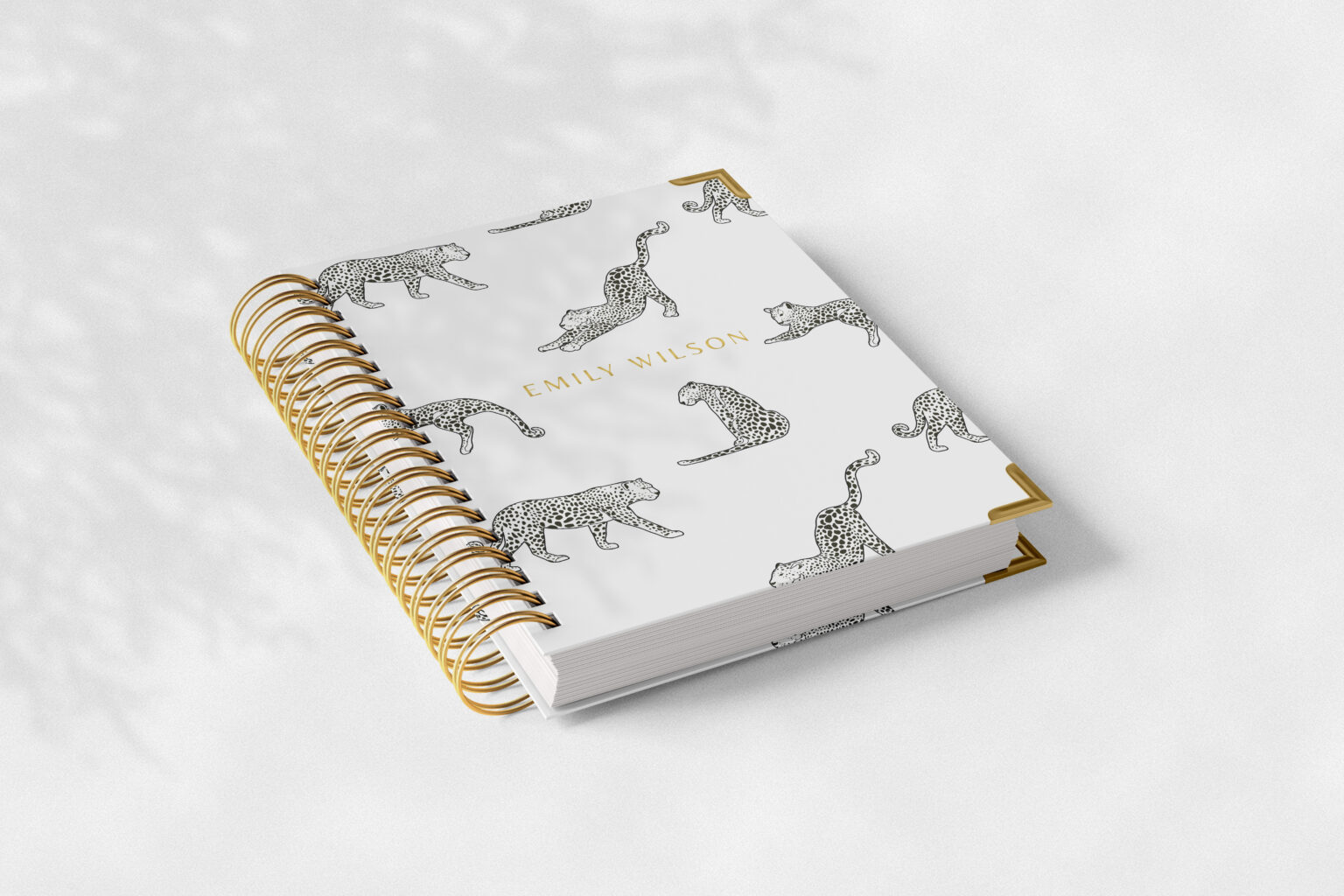 Leopard Hardcover Spiral Notebook - Stationery Snobs