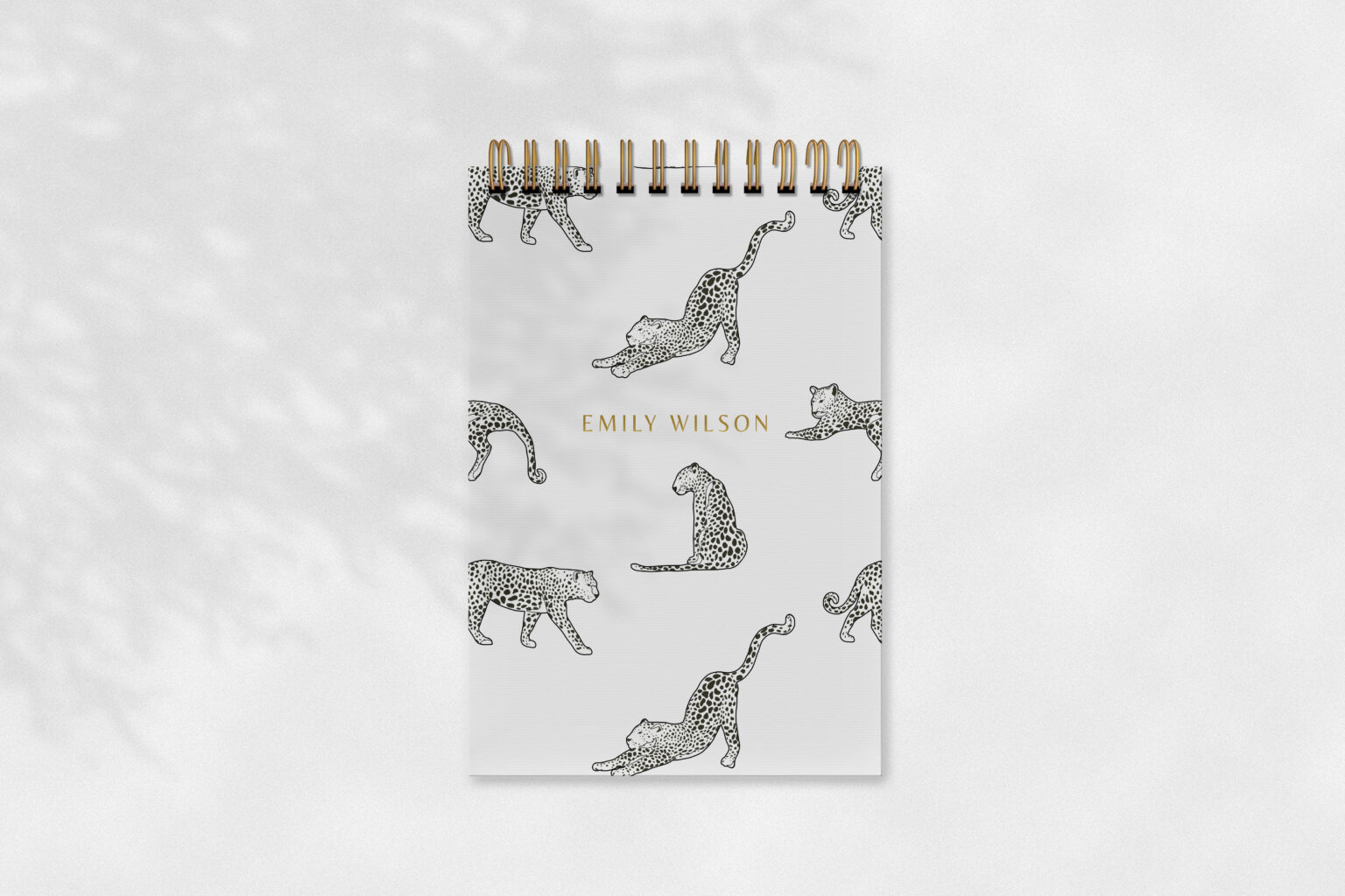 Leopard - Hardcover Spiral Notepad - Stationery Snobs