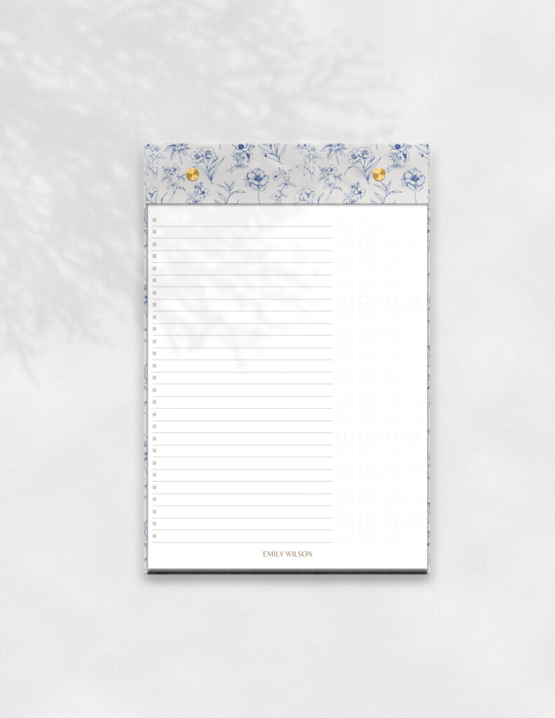 Personalized & Elegant Refillable Notepad - Timeless Elegance ...